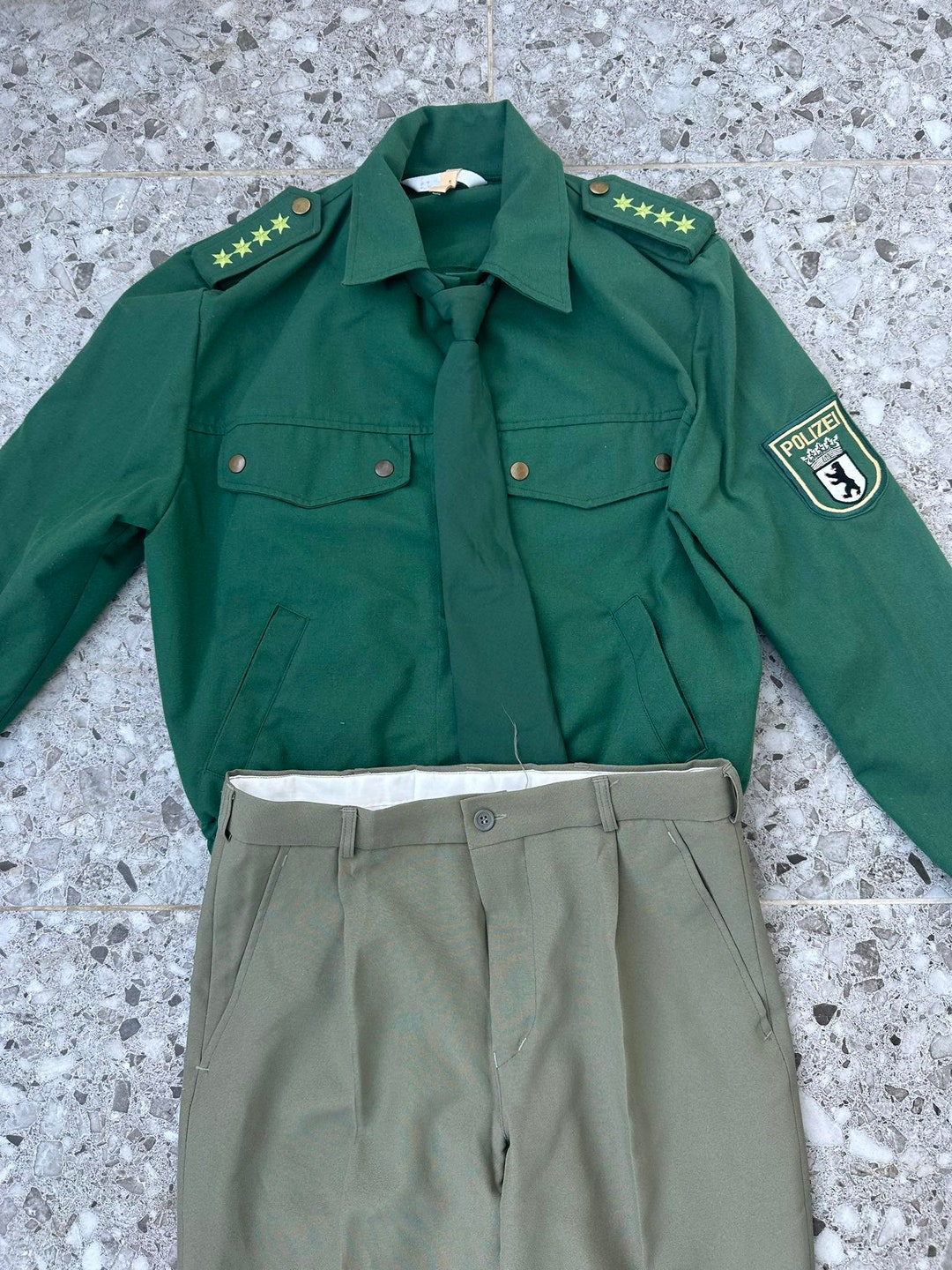 Berlin Federal Police Uniform Film Props Size 38 Germany Repro Polizei ...