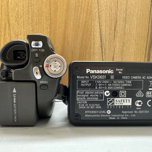 Panasonic DVD VDR D100E Video Camera 30X Optical Zoom Japan + Battery ...