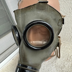 Vintage Very Rare Military Army Gas Mask 1938 Year Soldier Equipment ...
