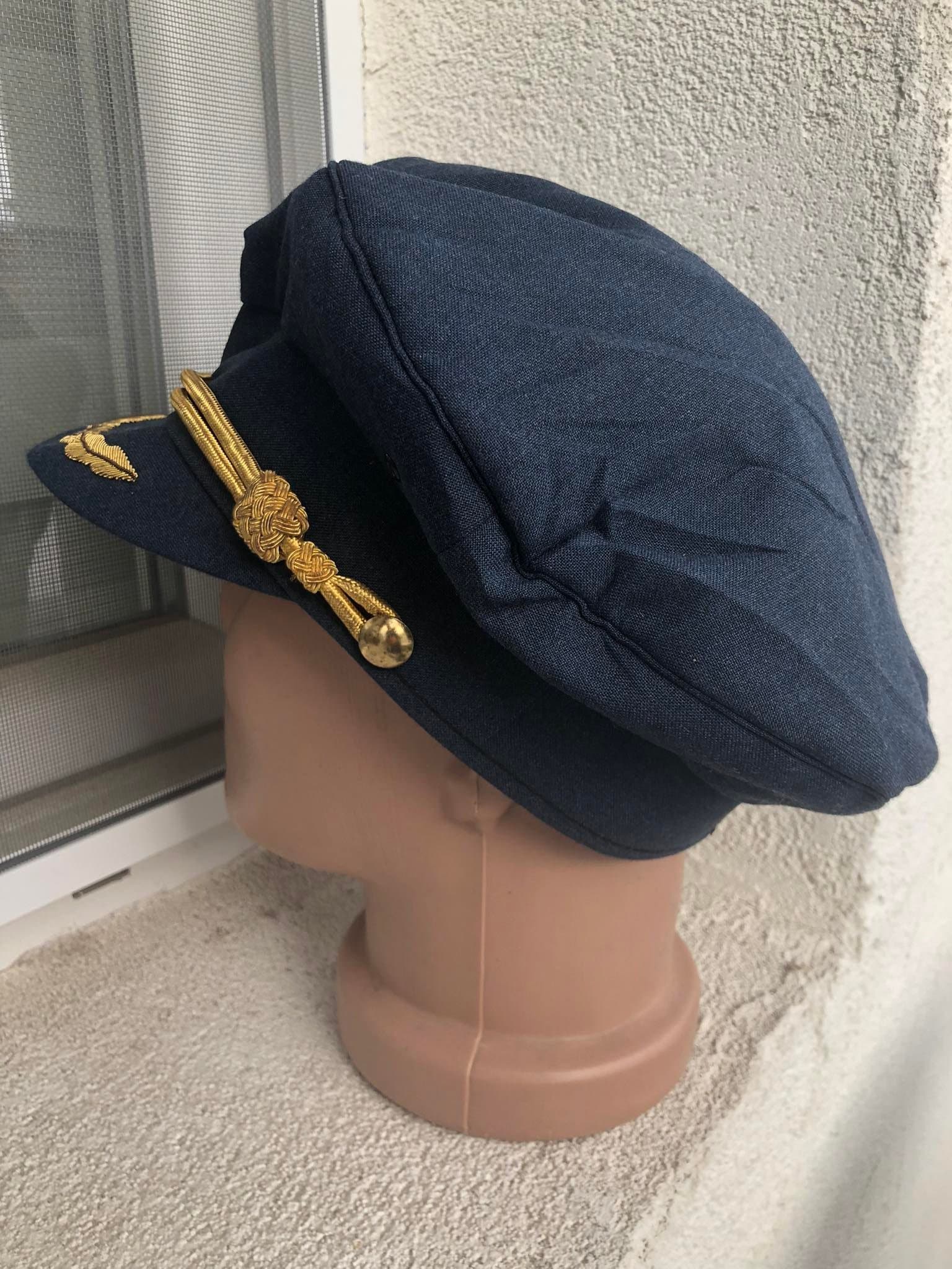 Vintage Very Rare Peaked Belgium Customs Inspector Visor Cap Hat Size ...