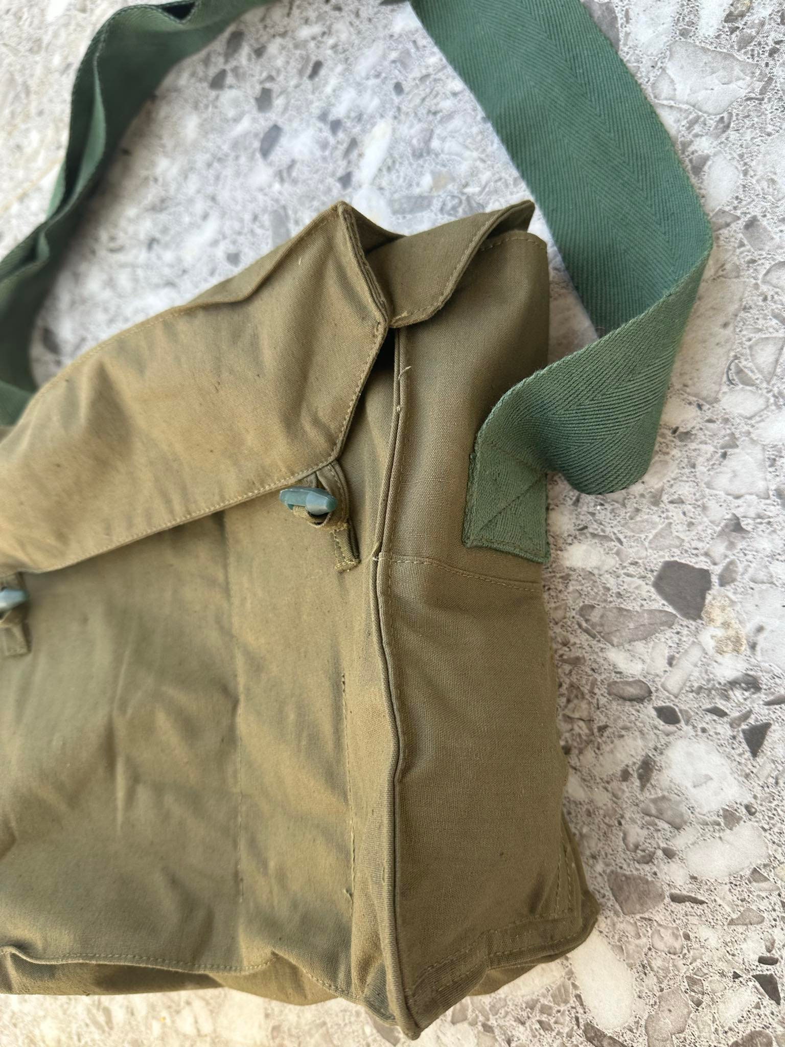 Genuine Military Army Shoulder Bag Haversack Brand New Vintage Canvas ...