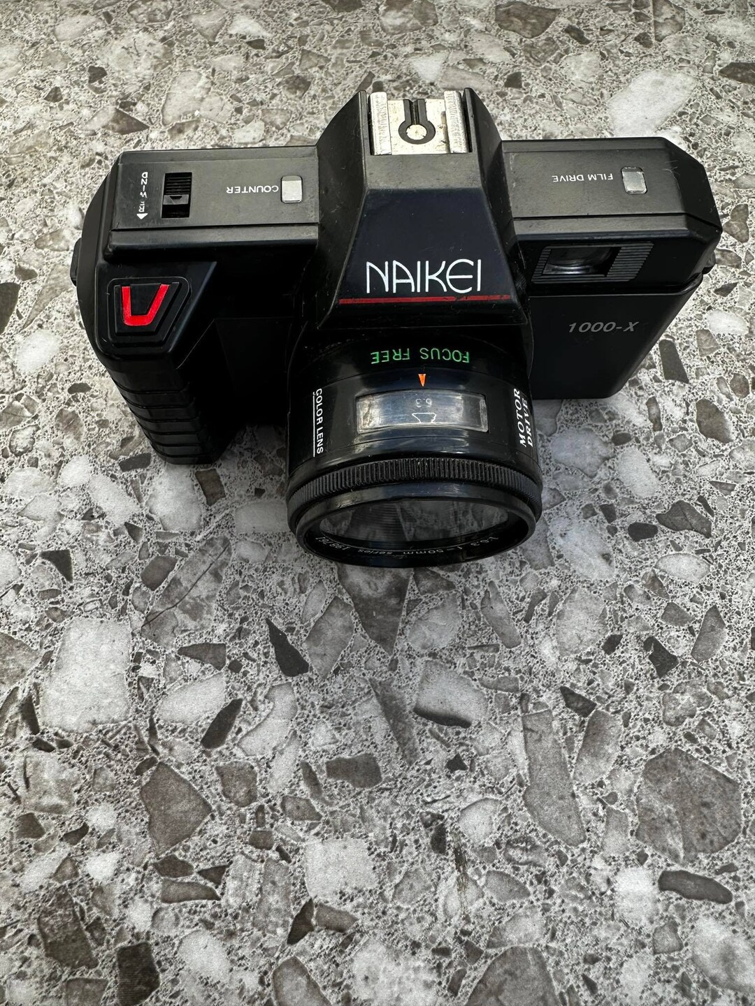 Vintage Camera Naikei 1000-X Retro Color Optical Lens 50mm Film Drive ...