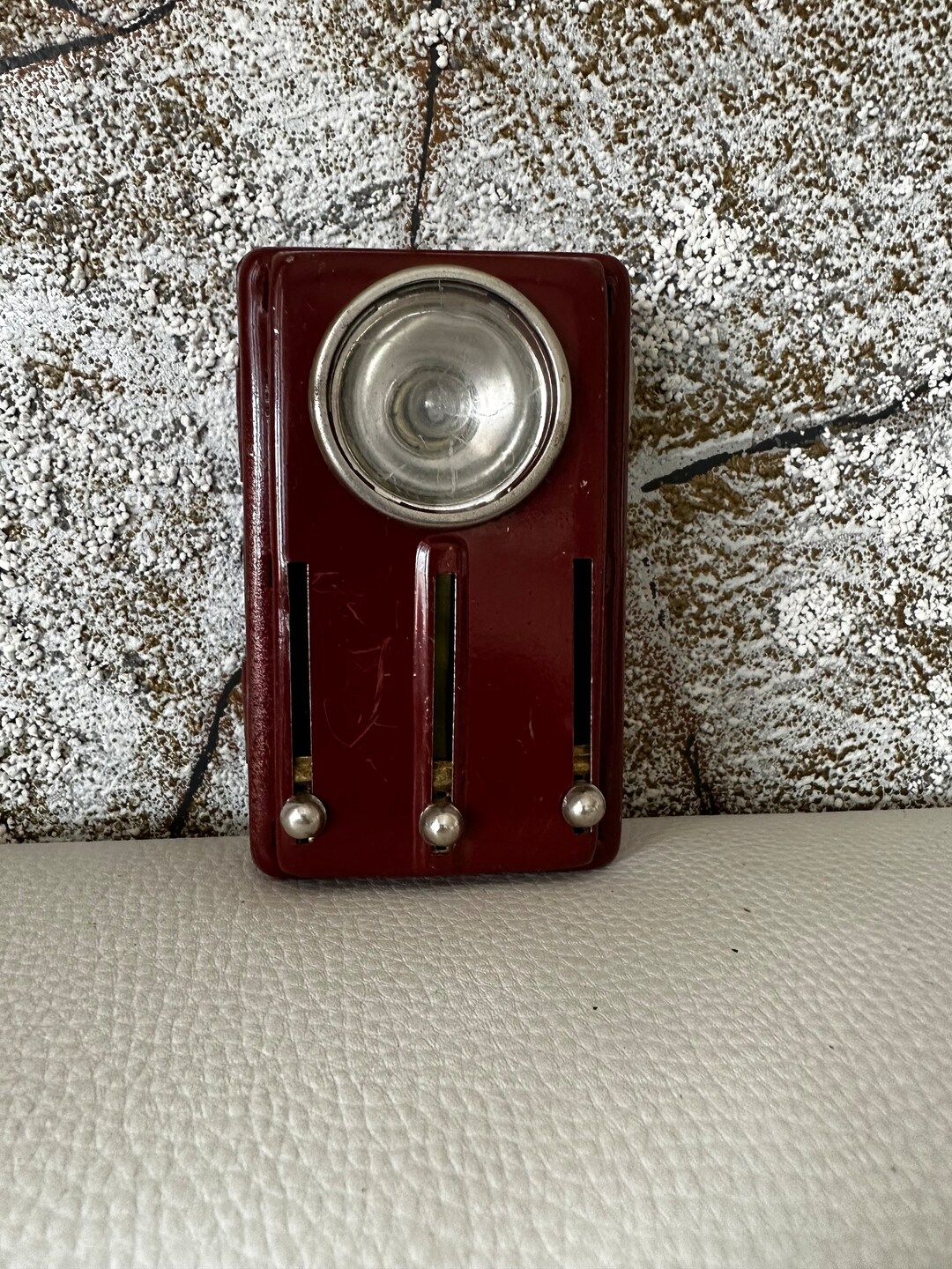 Vintage Original Red Flashlight Tin Metal 4 Colors Colectible - Etsy