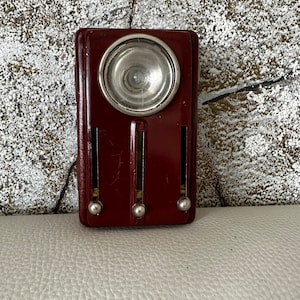 Vintage Original Red Flashlight Tin Metal 4 Colors Colectible - Etsy