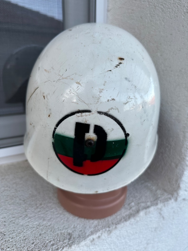 Vintage Military Police White Helmet Very Rare Army Original Soldier ...