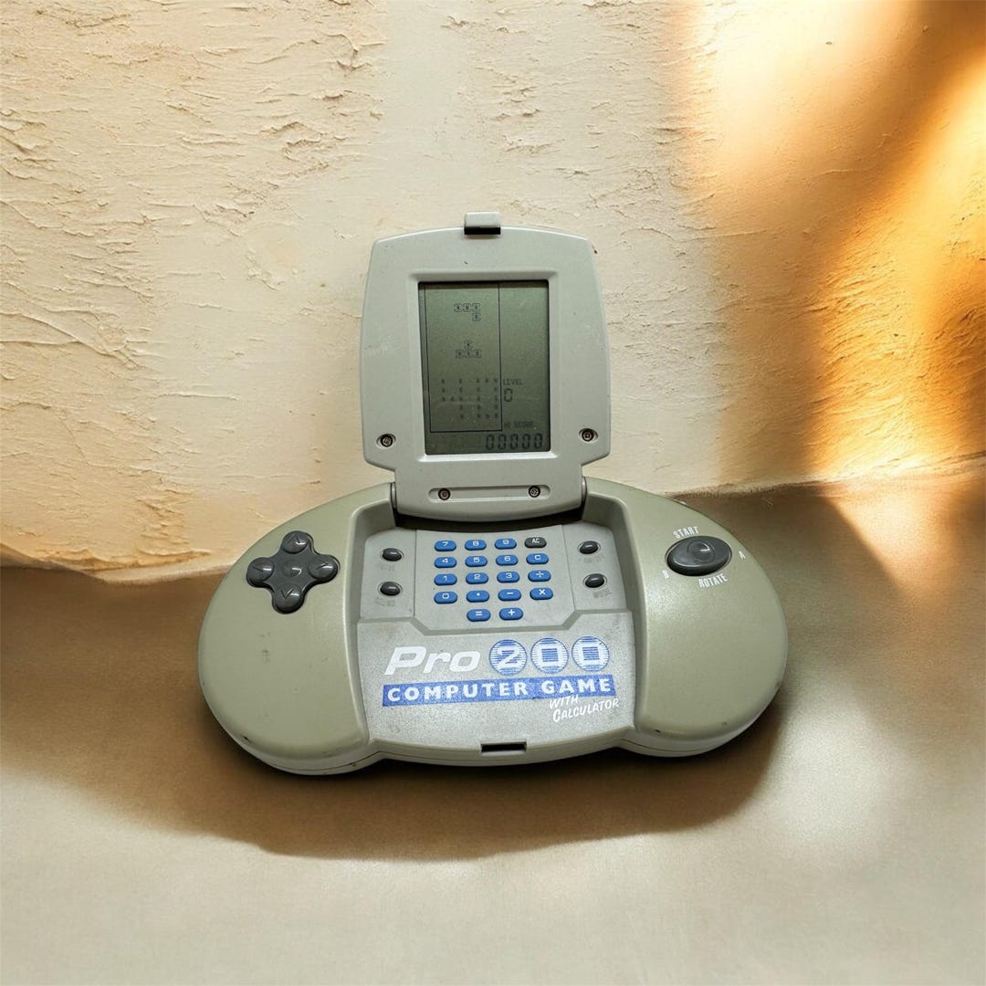 Vintage Handheld Protech Pro 200 Computer Game Calculator ...