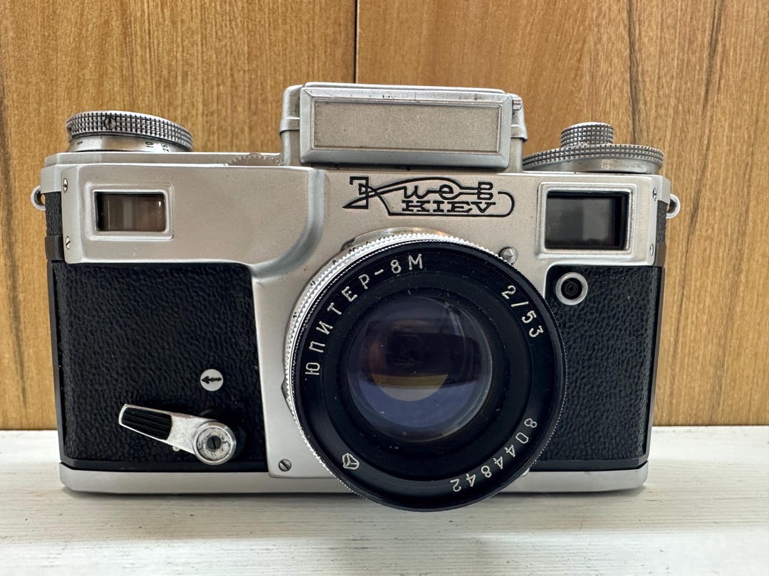 Vintage Rare Kyev Jupiter 8m Film Camera Solviet USSR Lens Soviet Retro ...