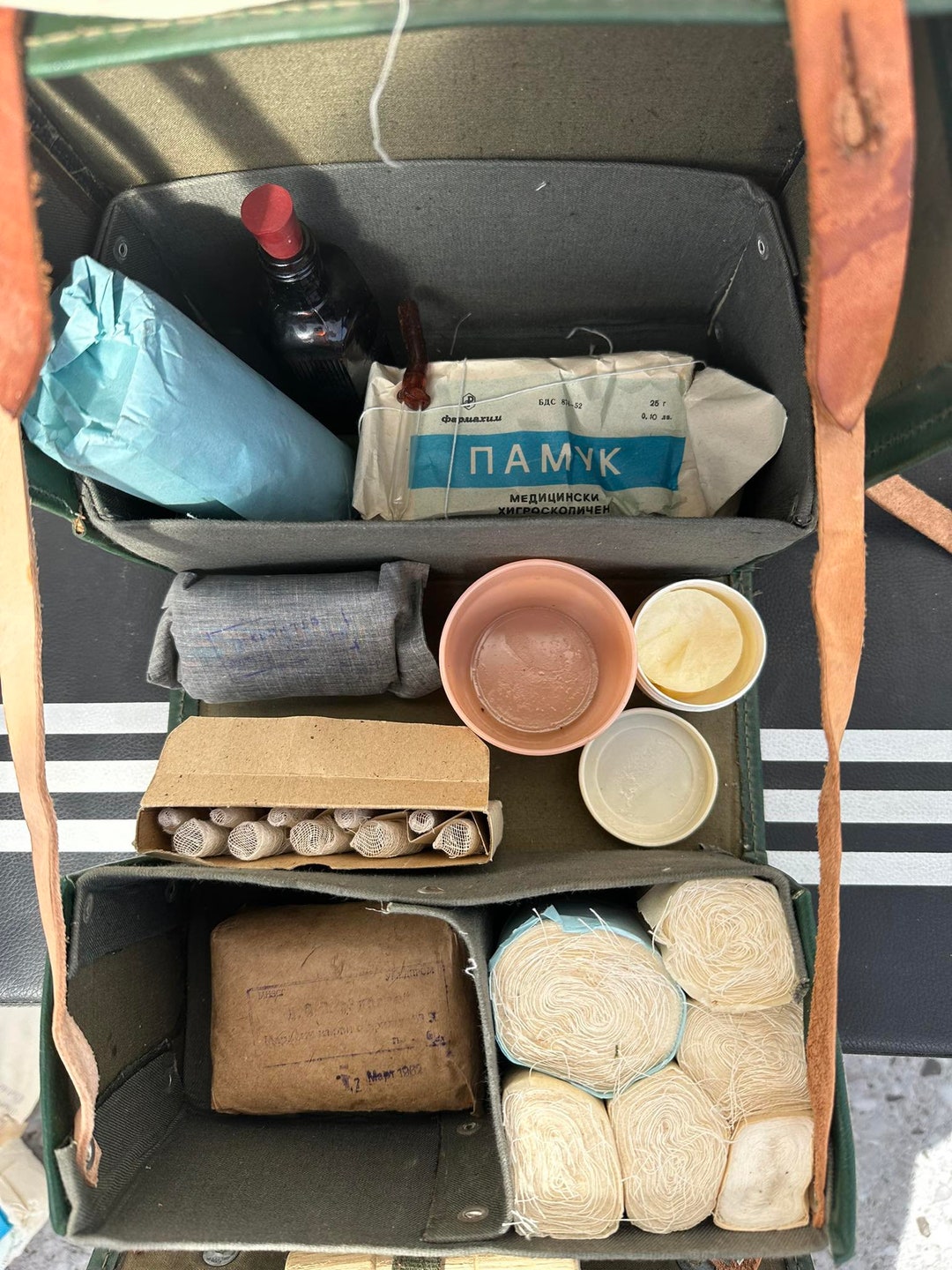 Vintage Military Field Medic First Aid Full Kit Canvas Bag - Etsy