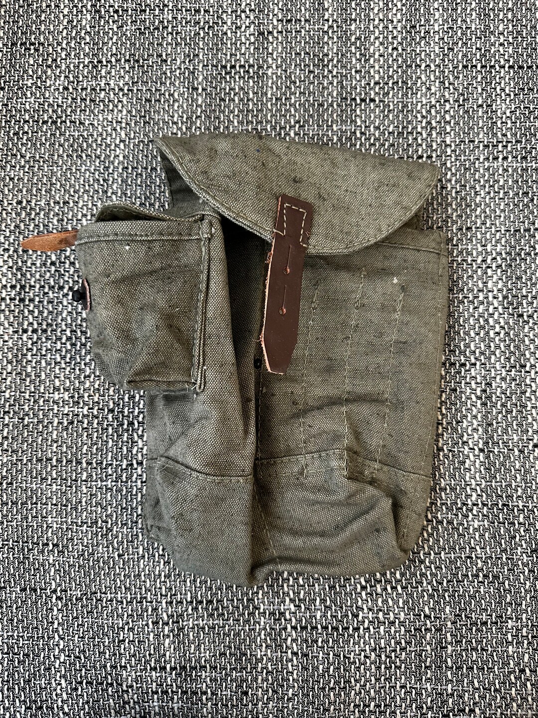 Vintage Military Army Drum Magazine Pouch Bag New 1940 Soldier ...