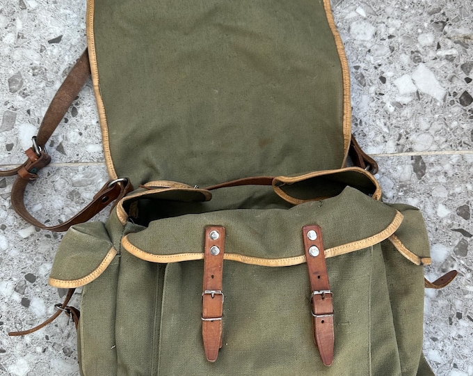 1958 Swiss Army Backpack Vintage Backpack Citybag Salt and Pepper Swiss ...