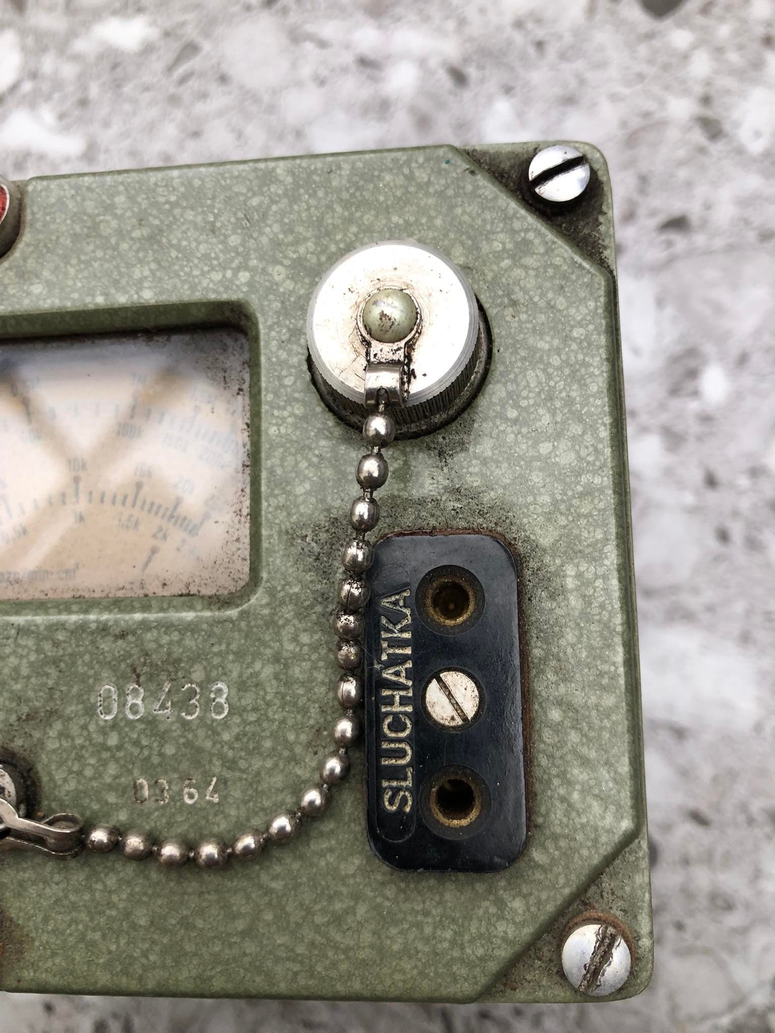 Vintage Military Dosimeter Geiger Counter Radiation Detector Radiometer ...