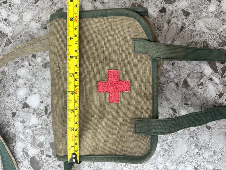 Vintage Military Field Medic First Aid Canvas Medical Rucksack ...