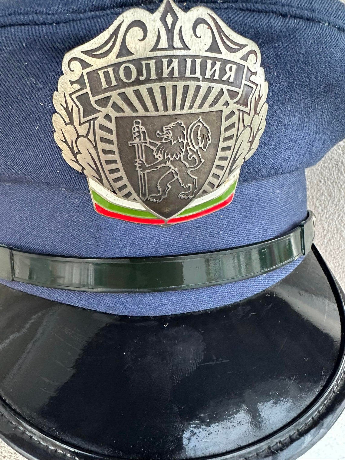 Vintage Officer Cap Hat Collectible Unique Rare to Find Size 58 - Etsy