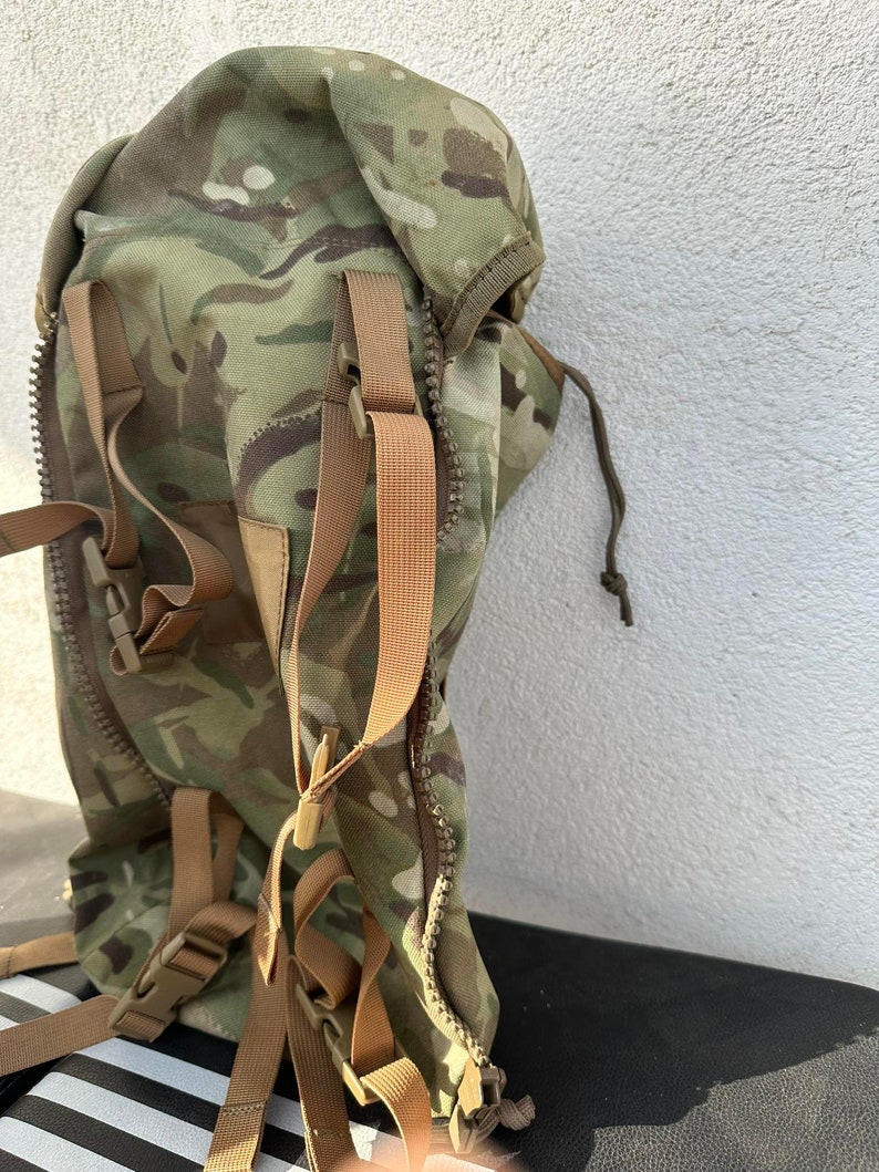 Vintage Genuine Military Bag Haversack Backpack Canvas Army Unisex ...