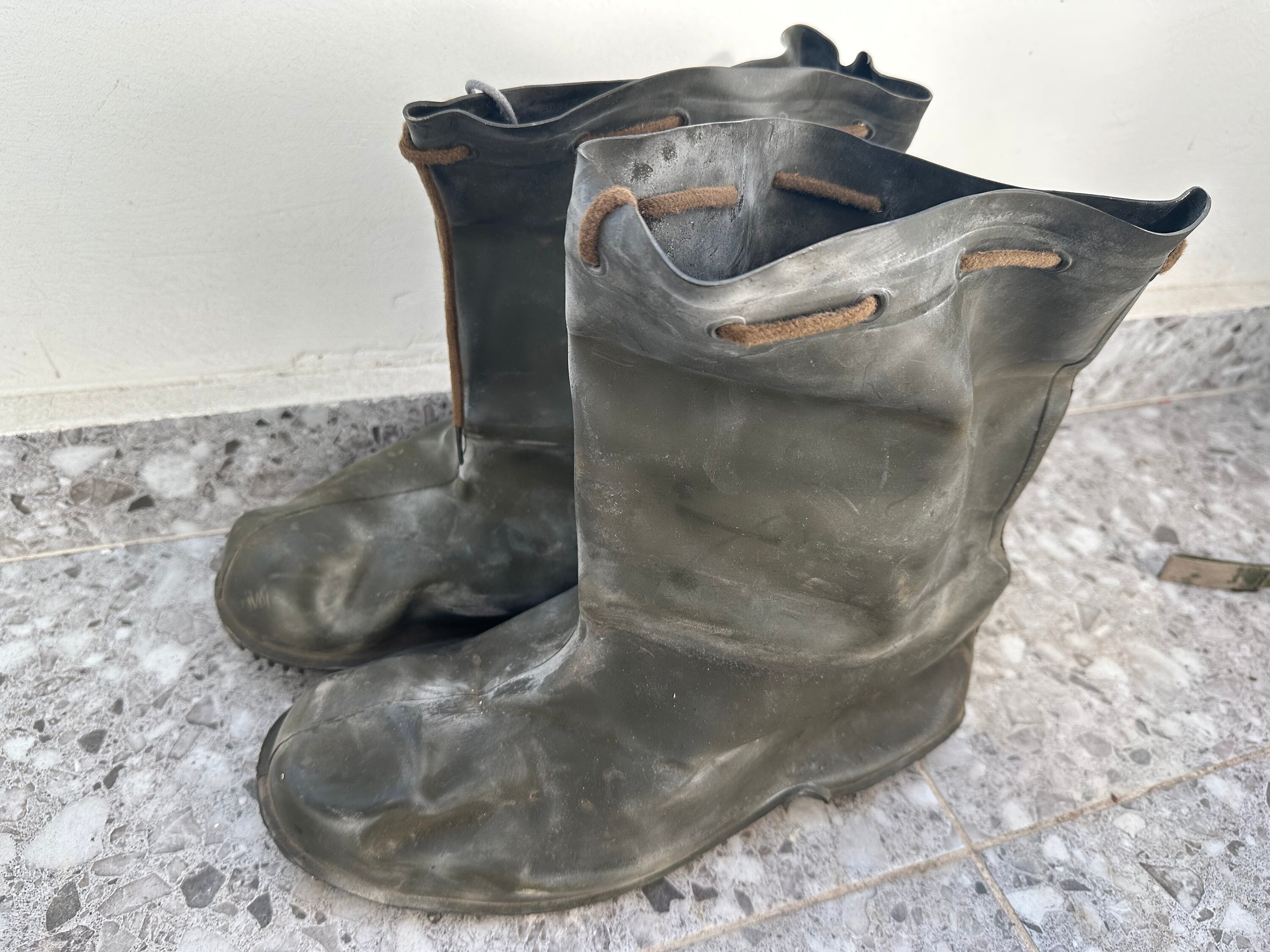 Vintage Military Full Rubber Boots NATO Army Soldier Equipment Size 46 ...