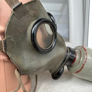 Vintage Very Rare Military Army Gas Mask 1938 Year Soldier Equipment ...