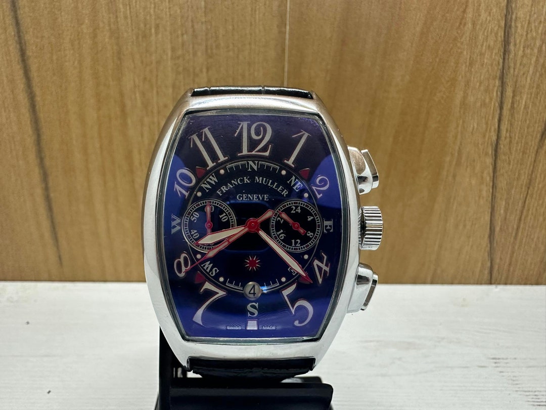Franck Muller Mariner Quartz Crono Modified Watch Stainless Steel ...