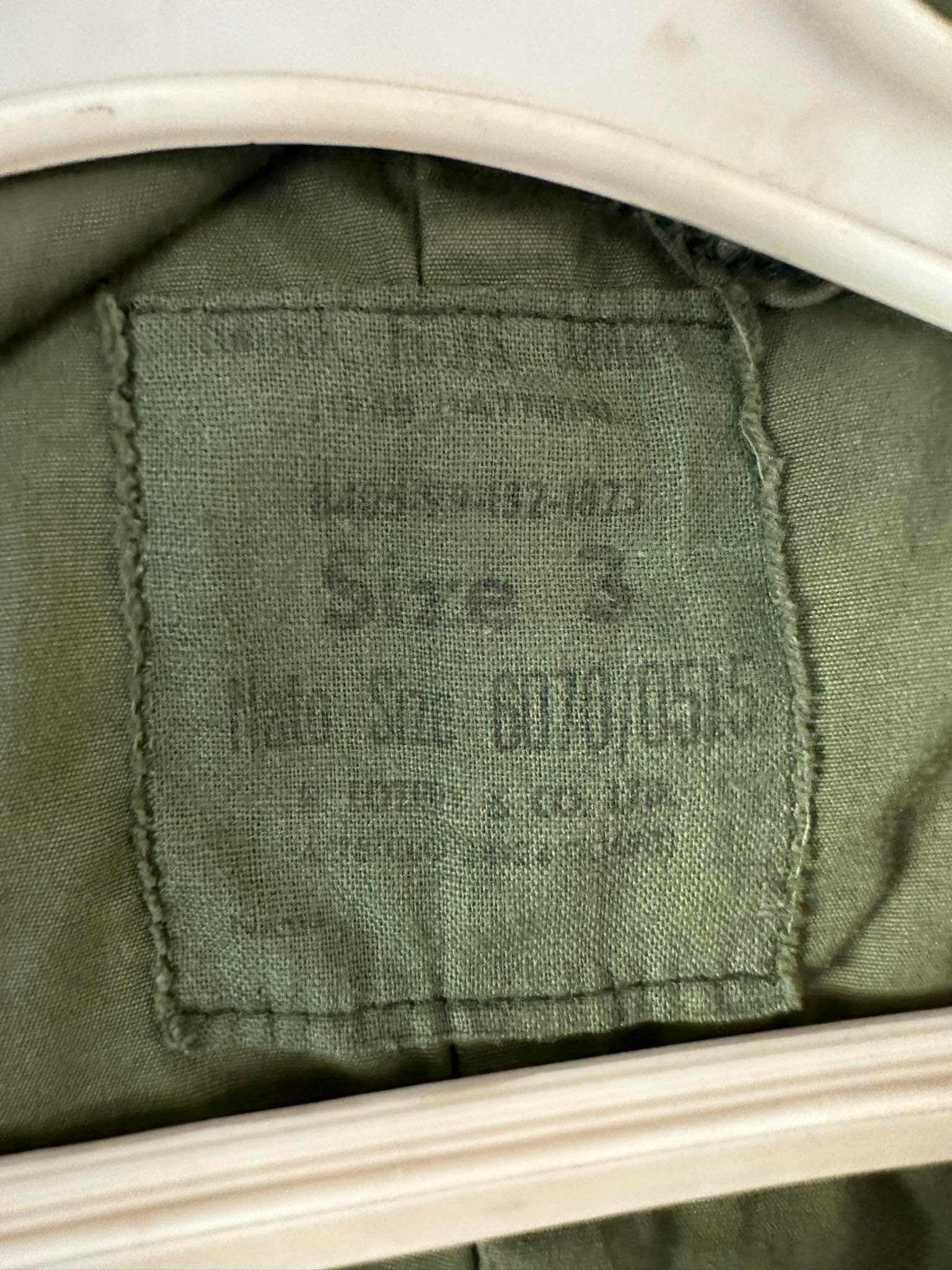 Vintage Military Jacket Smook Combat Soldier Equipment Army Camouflage ...