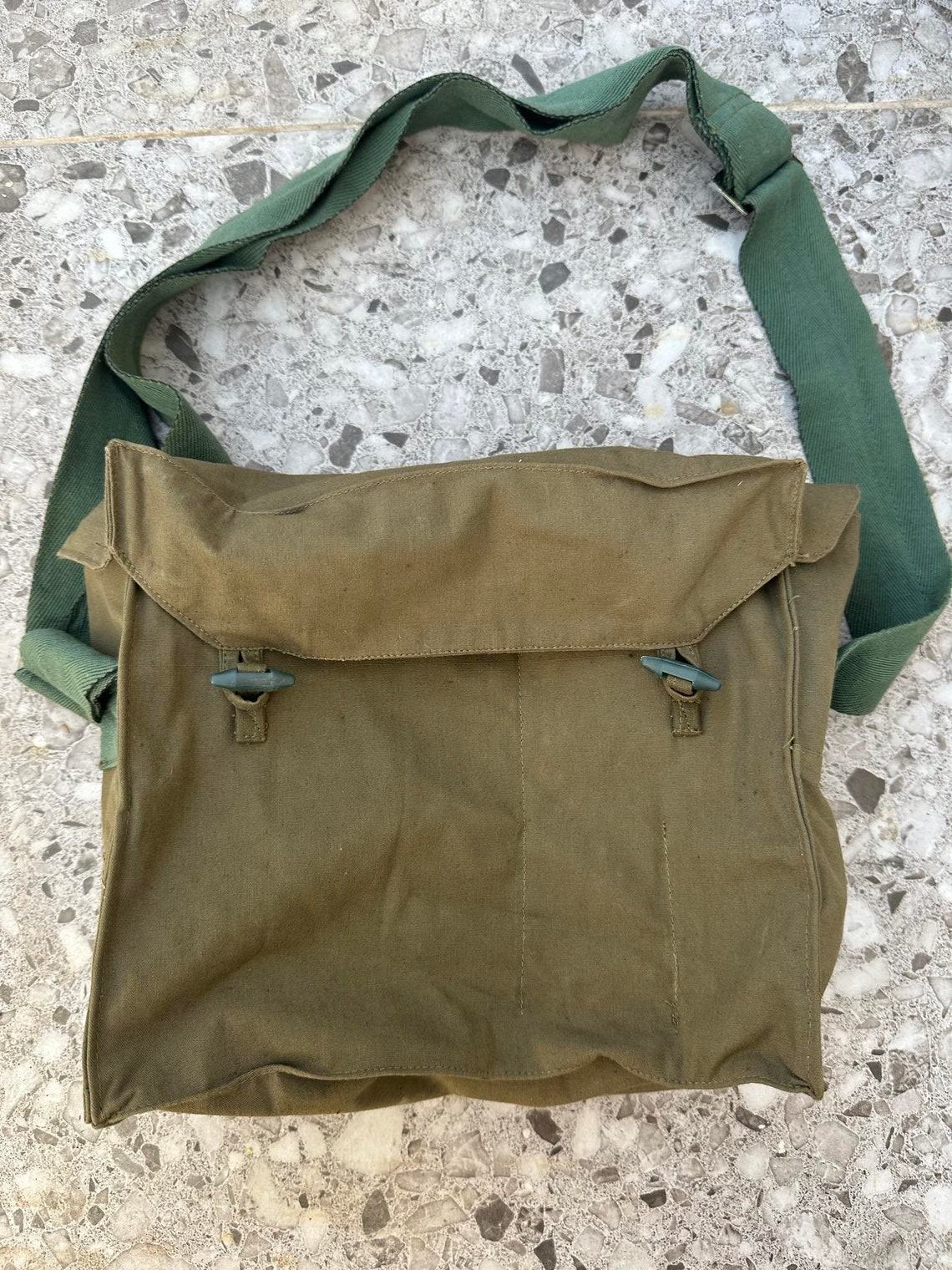 Genuine Military Army Shoulder Bag Haversack Brand New Vintage Canvas ...