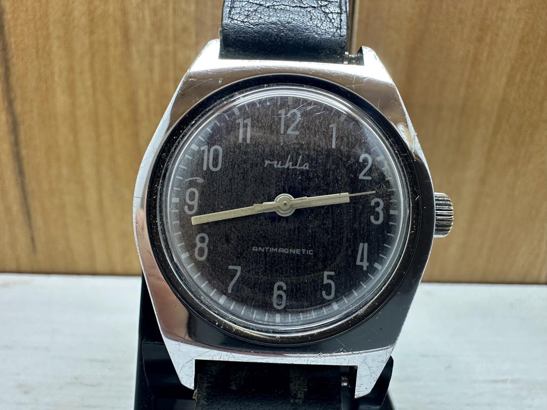 Vintage Unique Wrist Watch Ruhla Made in Germany Antimagneticautomatic ...