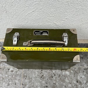 Vintage Military Army Unique Very Rare Dosimeter Wood Box Old 1960 ...