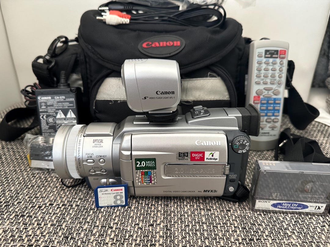 Vintage Canon Optura Xi Mvx3i Handycam Mini DV Video Camera Recorder ...