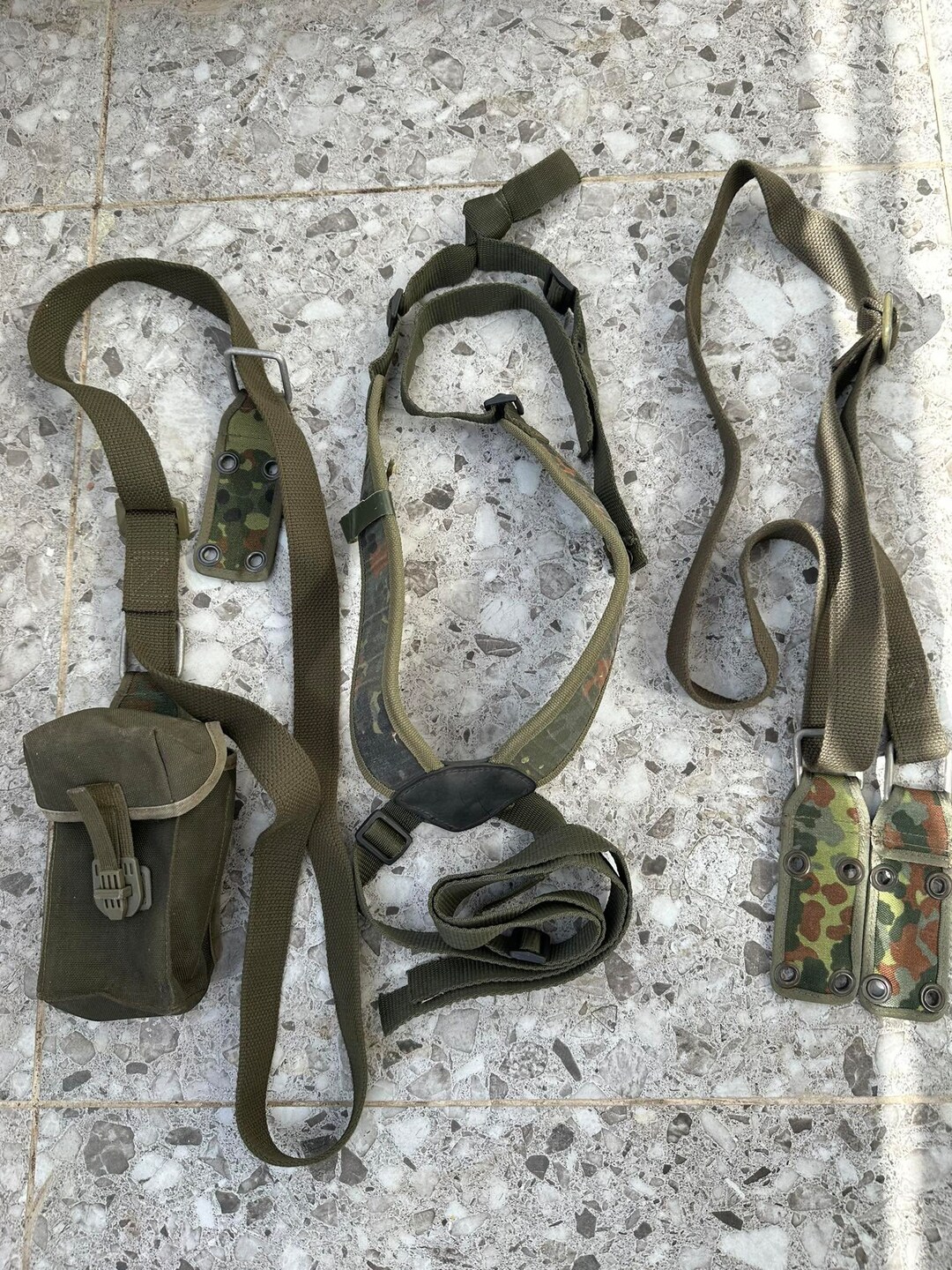 Vintage Military Hip Extender Belt Tactical Olive Color Drab Pack ...
