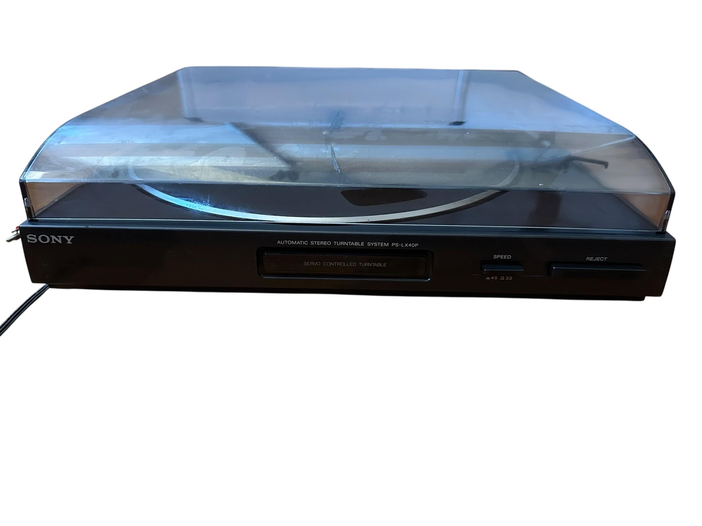 Vintage Gramophone Turntable Sony PS-LX40P Servo Controlled Automatic ...