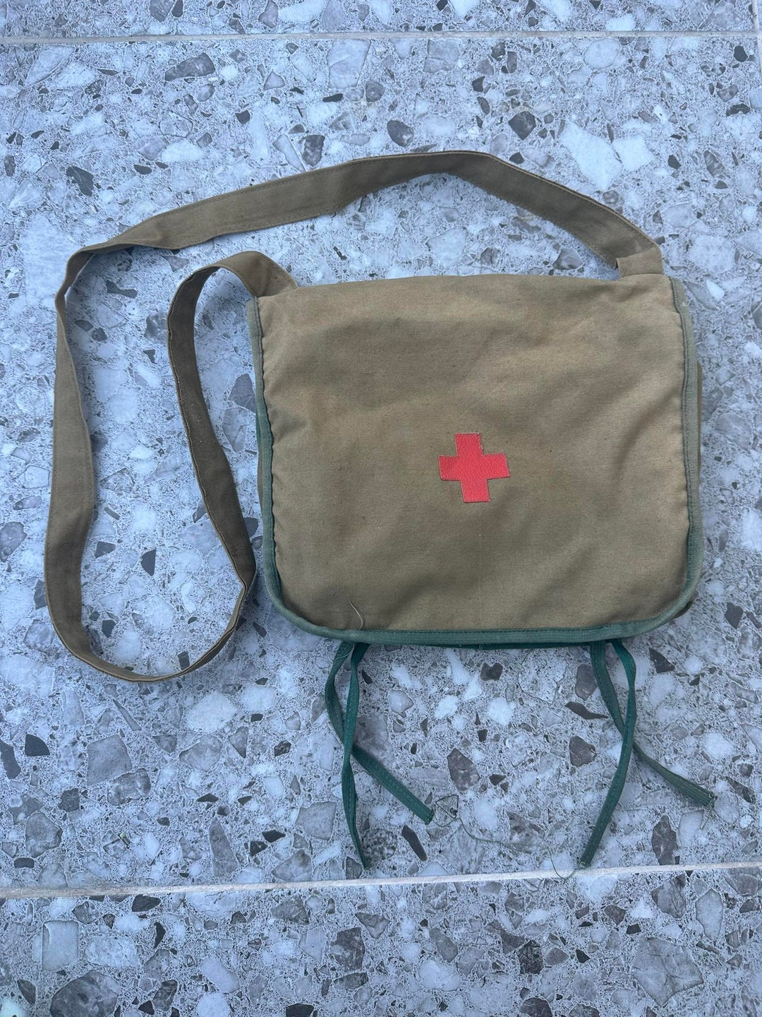 Vintage Military Field Medic First Aid Canvas Medical Rucksack ...