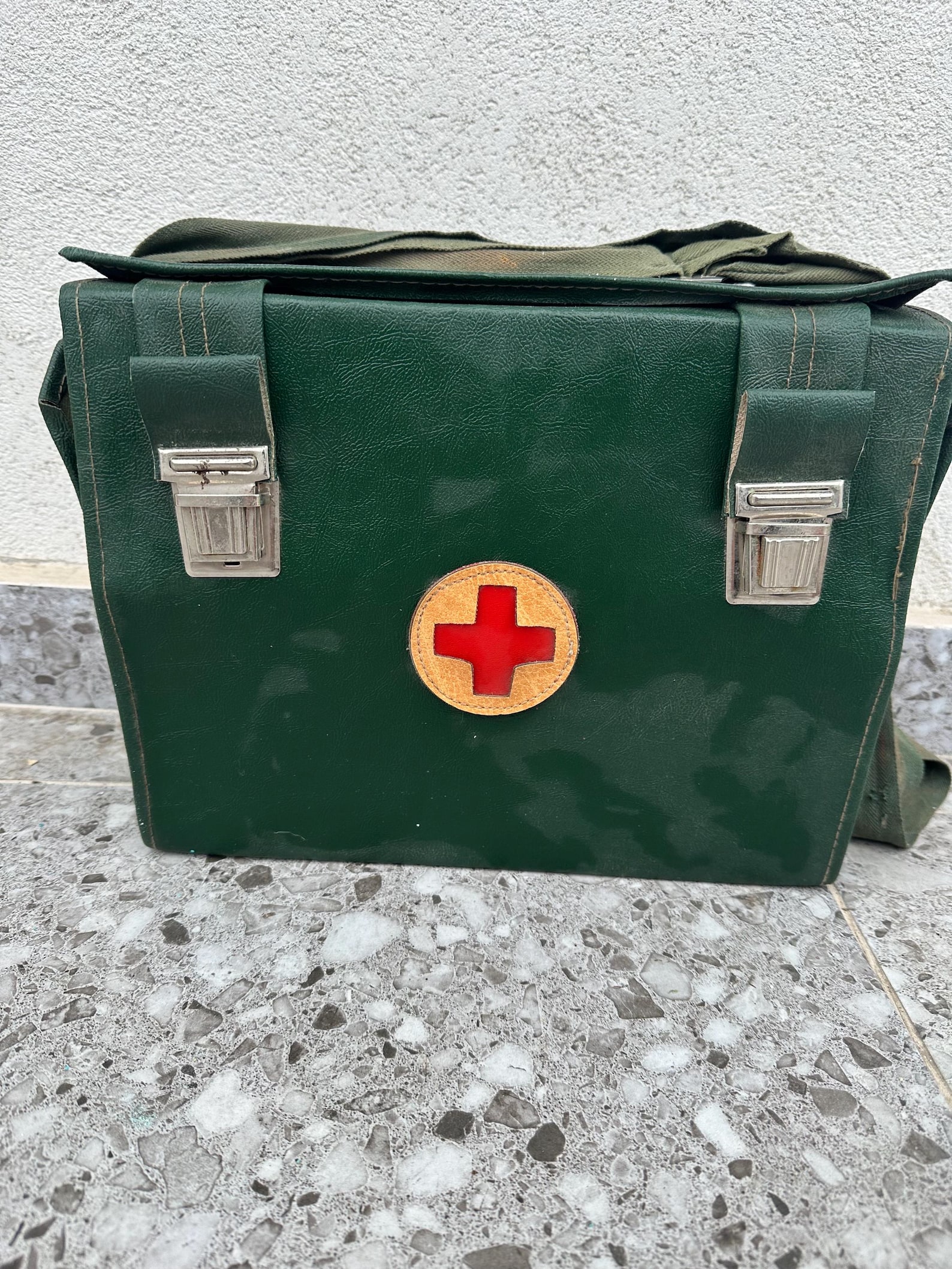 Vintage Military Field Medic First Aid Full Kit Canvas Bag Medical 1940 ...