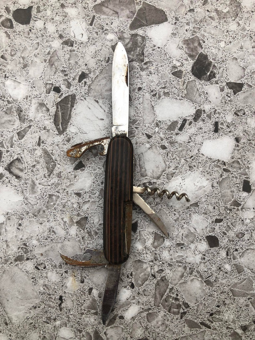 Vintage Marked Solingen INOX Germany Stainless Steel Multi Tool Pocket ...