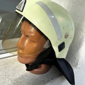 Vintage Military Unique Original Firefighter German M35 Fibreglass ...