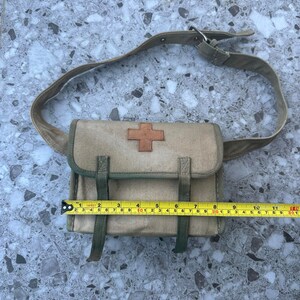 Vintage Military Field Medic First Aid Canvas Medical Rucksack ...