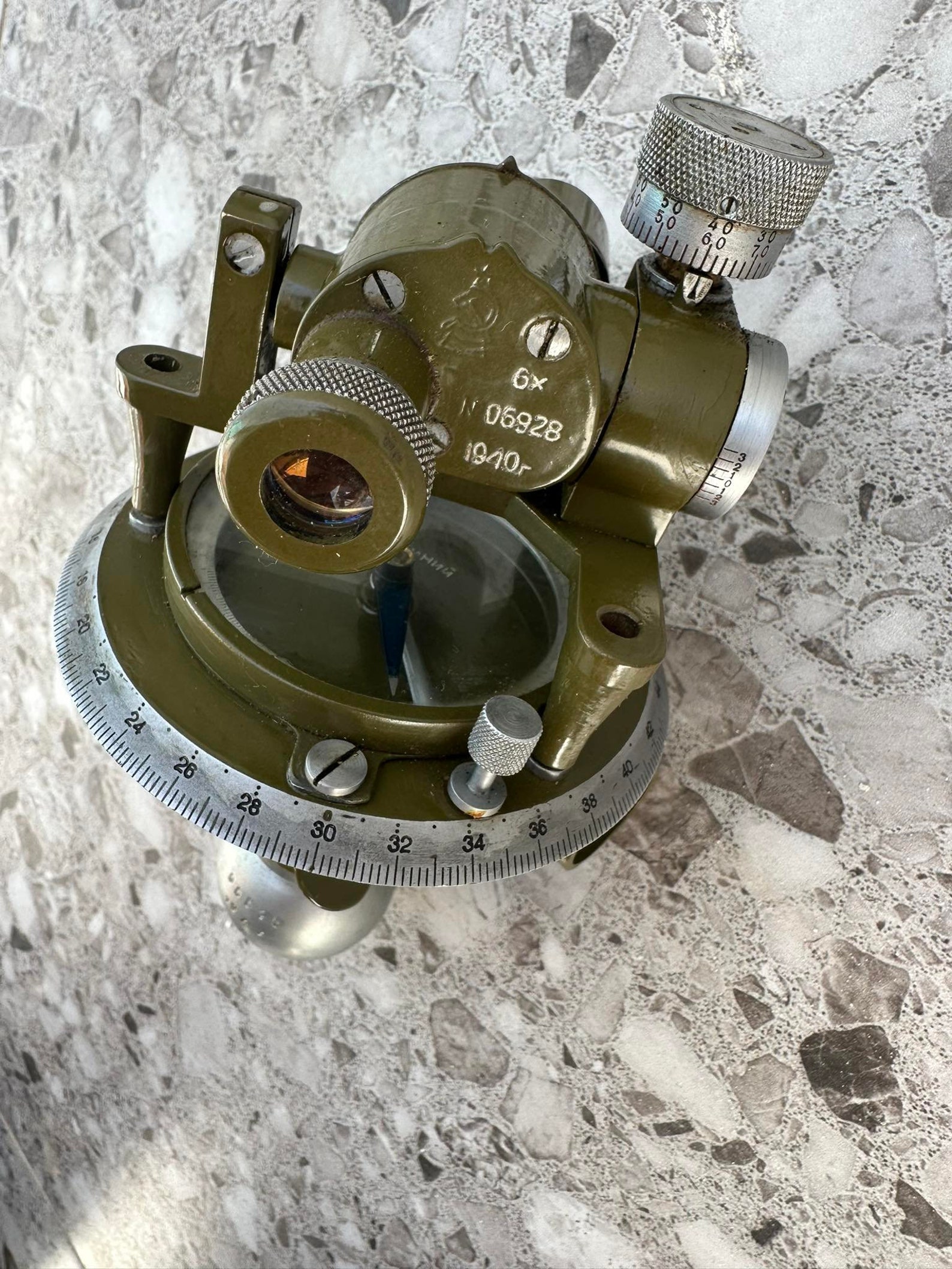 Antique Vintage Theodolite 1944 Year Military Army Soldier Surveying ...
