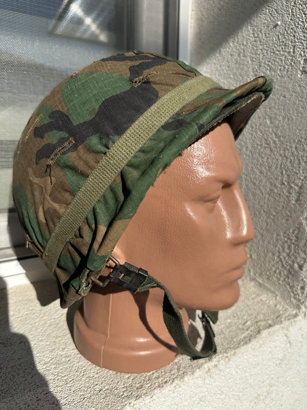 Vintage Military Compressed Fiber Kevlar Helmet M1 USA Army Unique ...