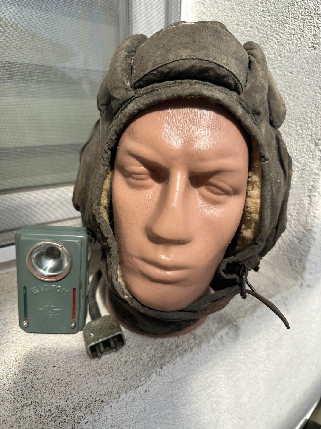 Vintage Military Army Winter Soldier Tankman Tanker Tank Unique Headset ...