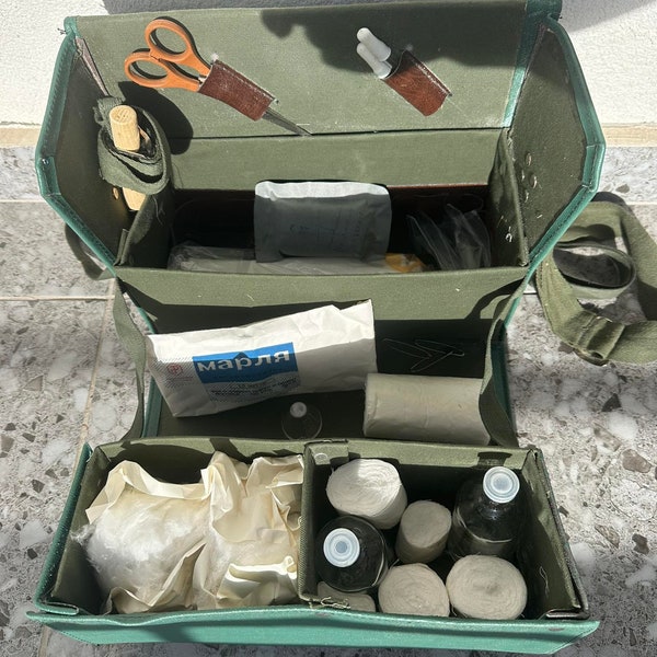 Vintage Military Medical Bag - Etsy