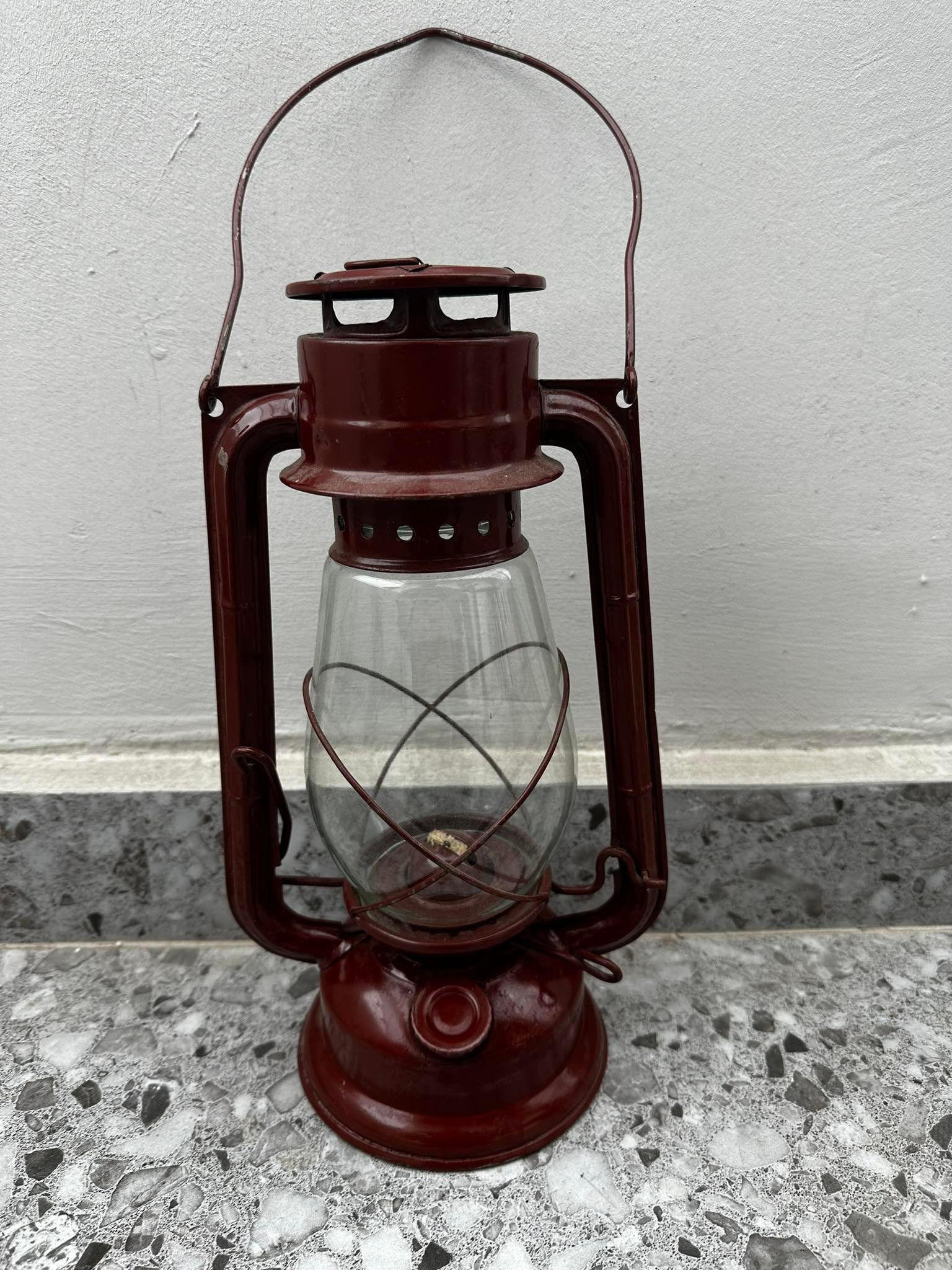 Vintage Fire Engine Kerosene Oil Red Lamp Lantern Metaloglobus - Etsy