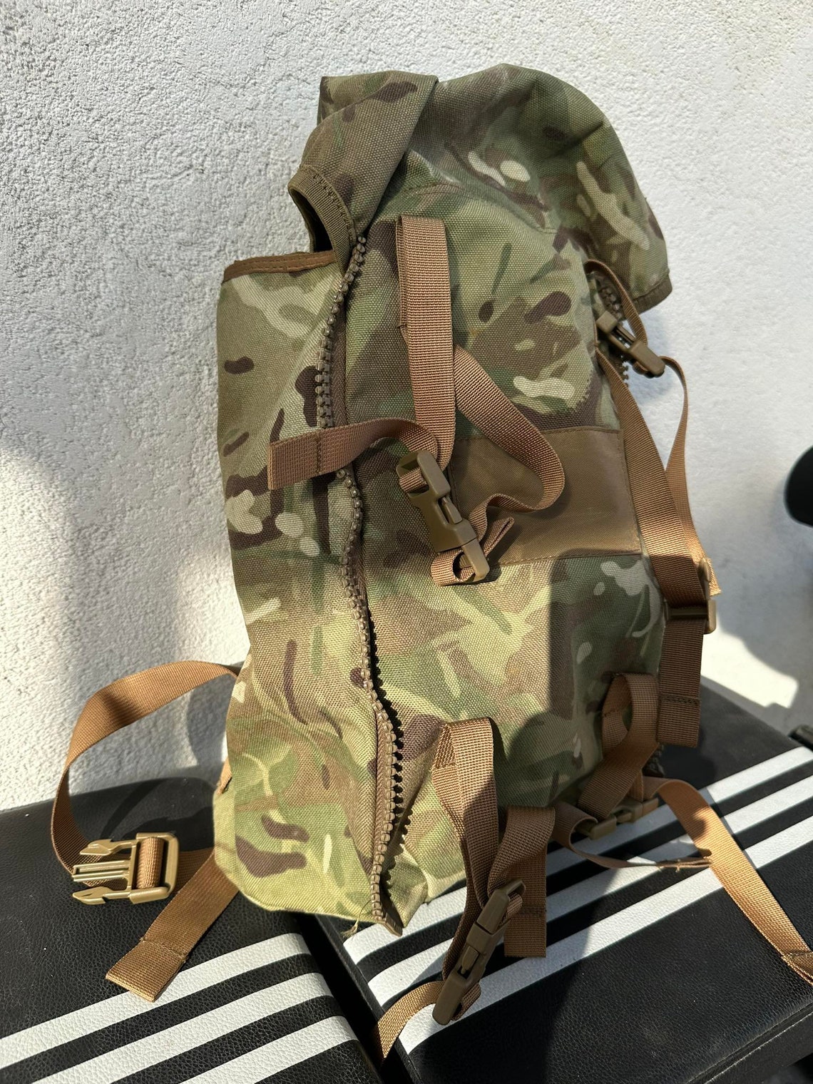 Vintage Genuine Military Bag Haversack Backpack Canvas Army Unisex ...