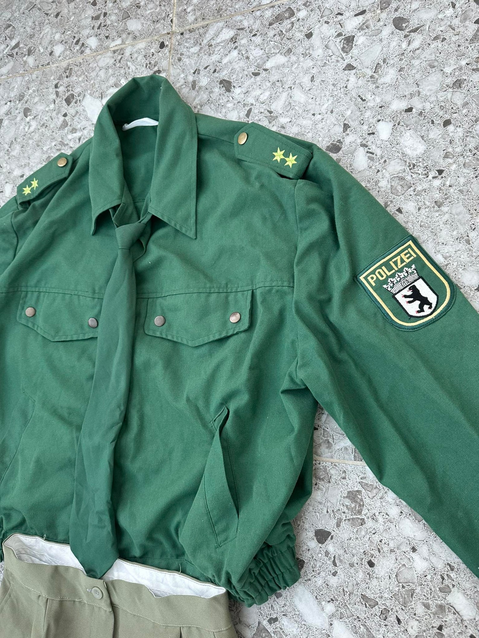 Berlin Federal Police Uniform Film Props Germany Repro Polizei Copy ...