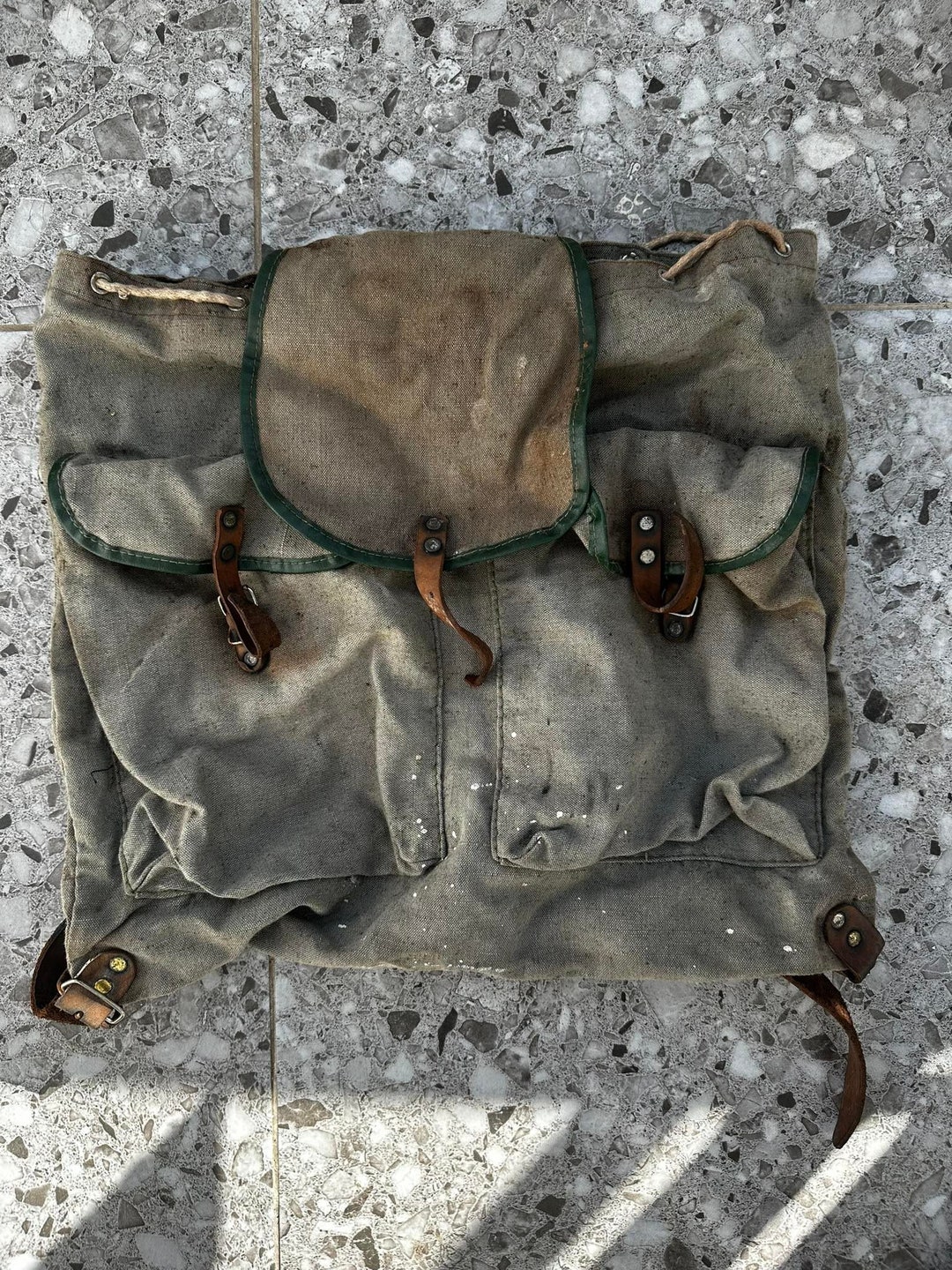 Genuine Military Bag Haversack Backpack Vintage Canvas Army - Etsy