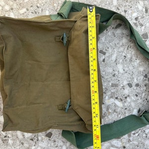 Genuine Military Army Shoulder Bag Haversack Brand New Vintage Canvas ...
