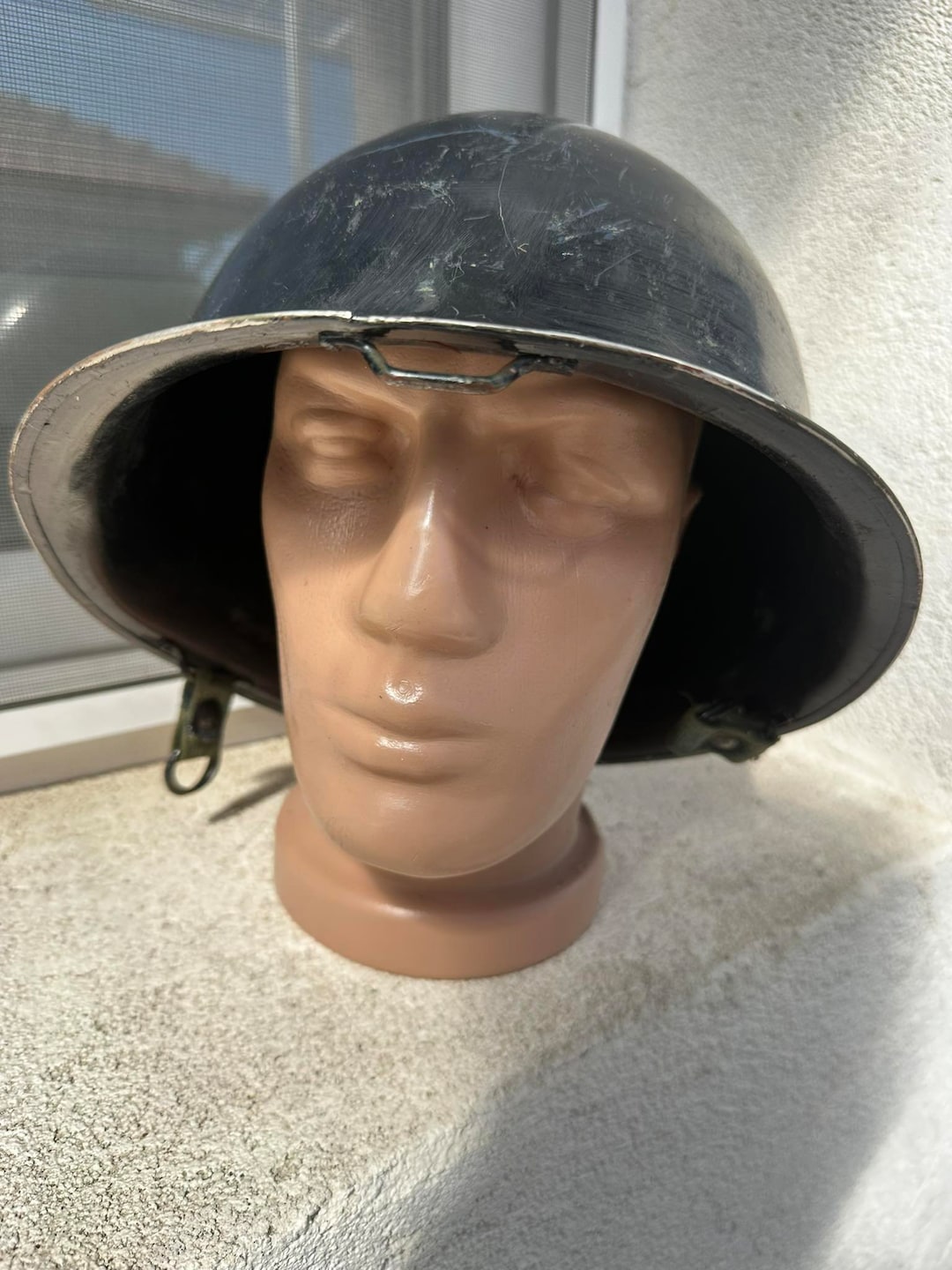 Vintage French Troops Airborne Parachutist Paratrooper Helmet M63 Very ...