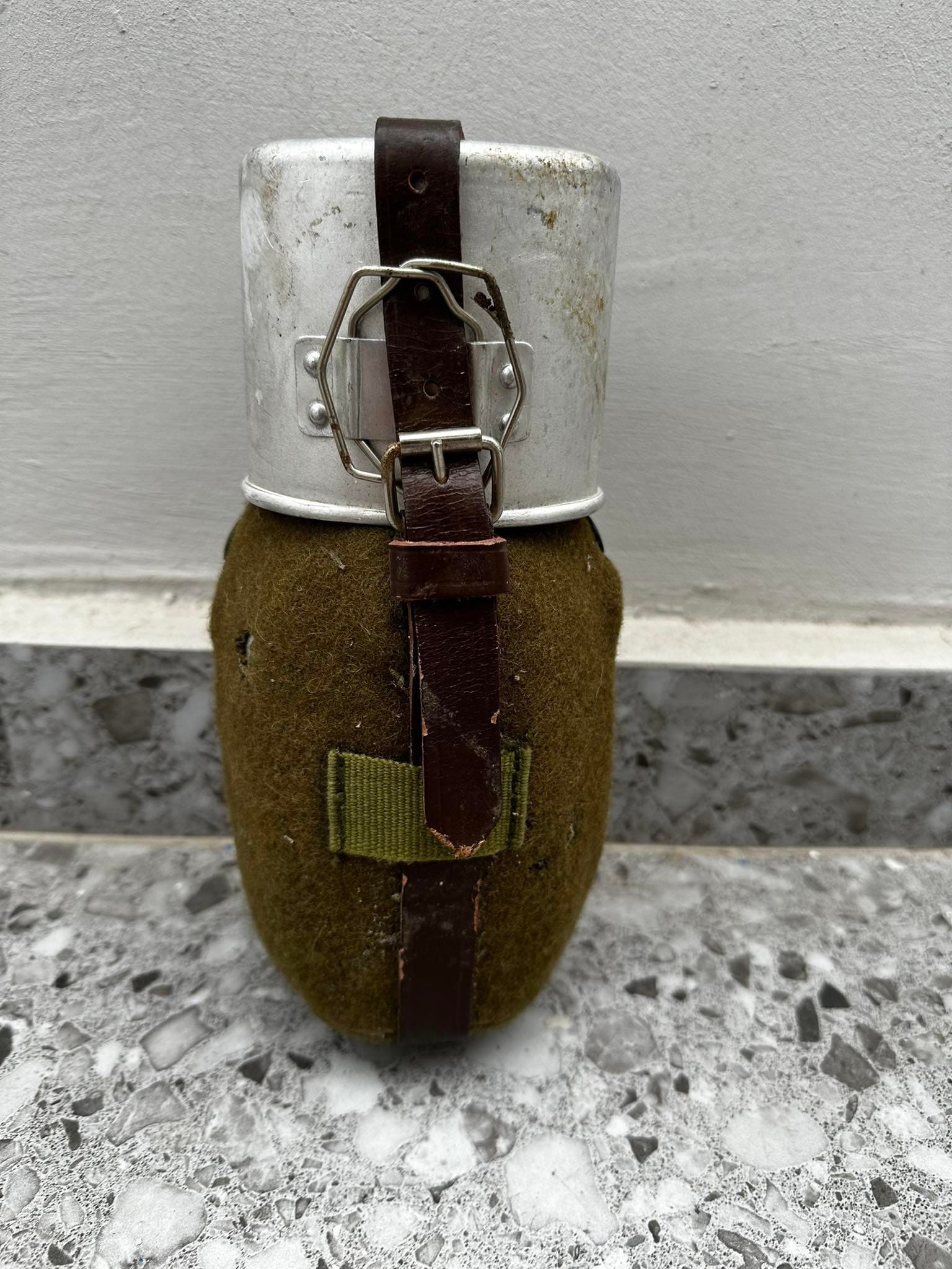 Vintage Military Romanian Army Flask Canteen Water Bottle With - Etsy