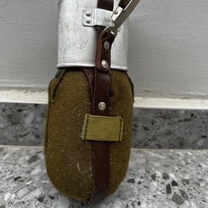Vintage Military Romanian Army Flask Canteen Water Bottle With ...