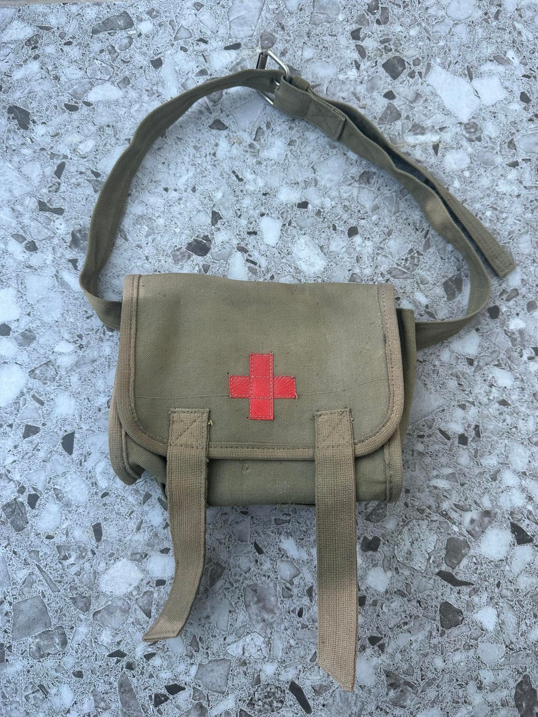 Vintage Military Field Medic First Aid Canvas Medical Rucksack ...