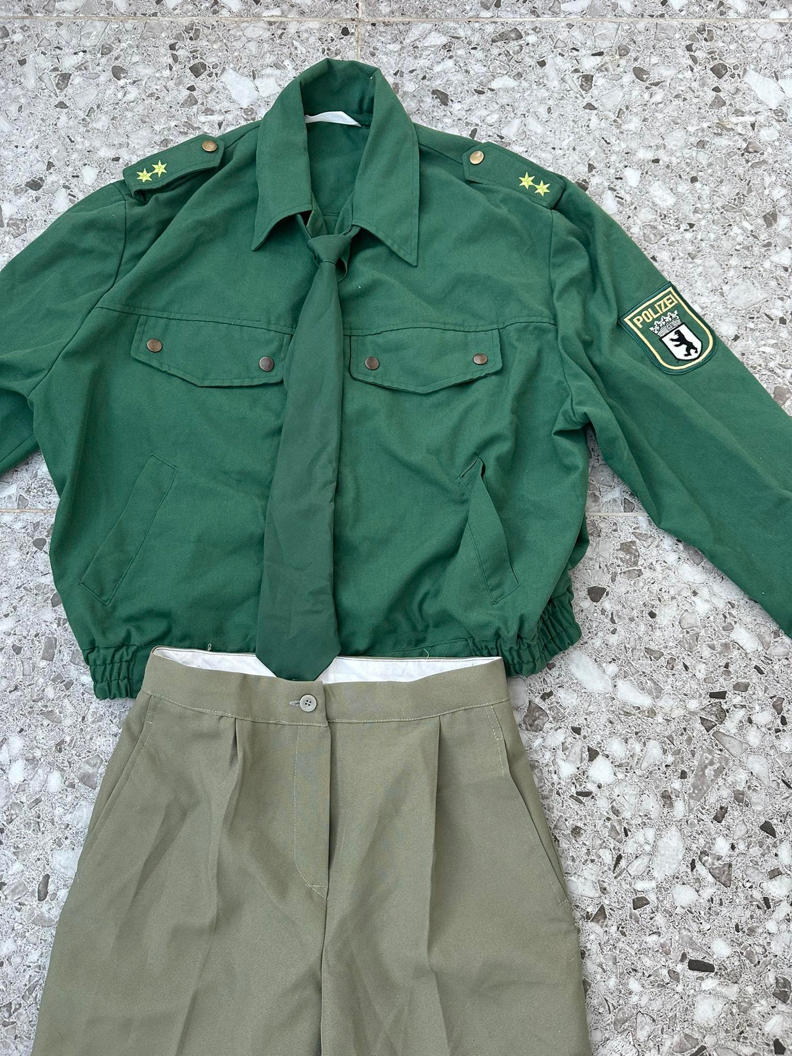 Berlin Federal Police Uniform Film Props Germany Repro Polizei Copy ...