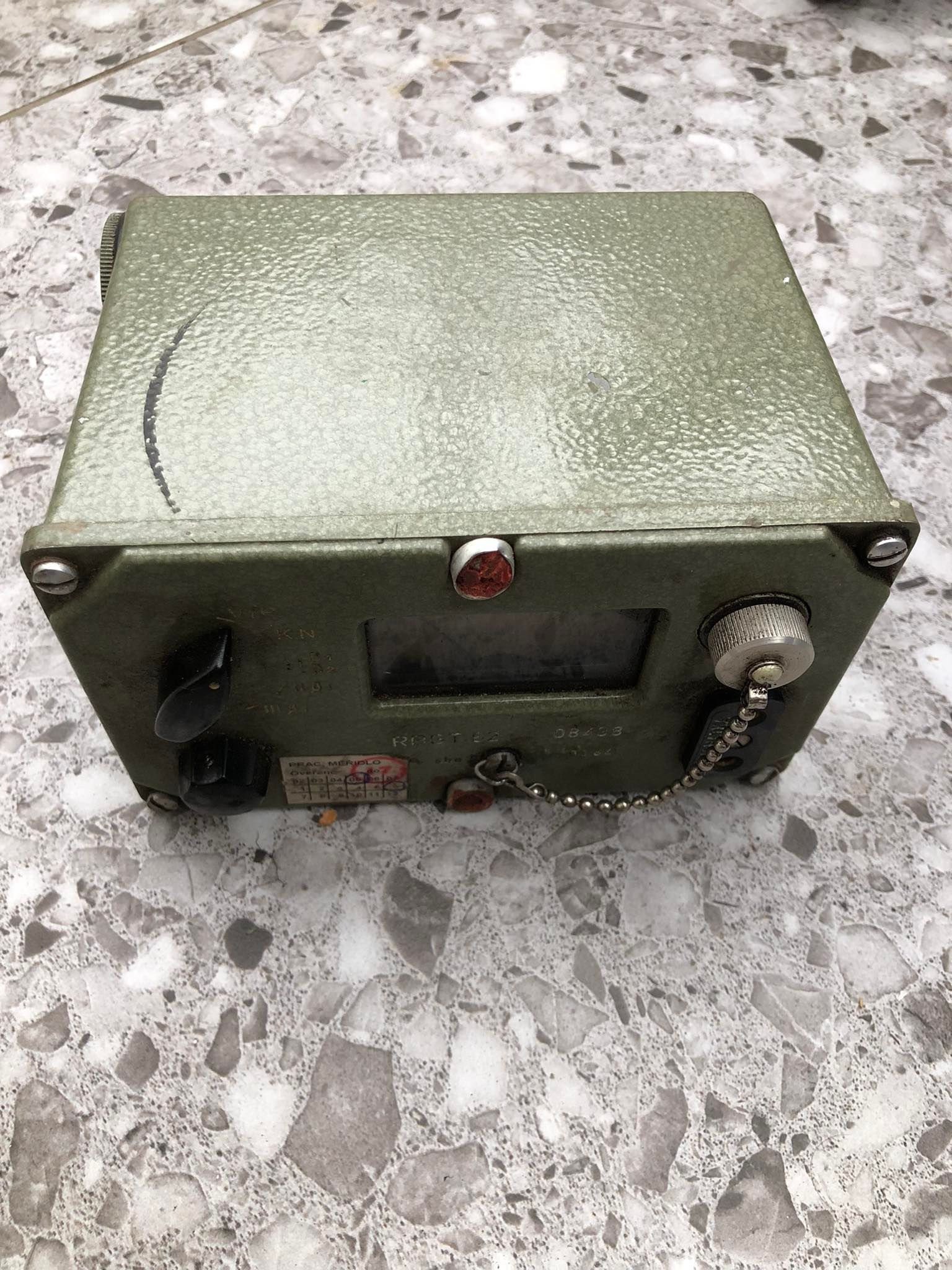 Vintage Military Dosimeter Geiger Counter Radiation Detector Radiometer ...