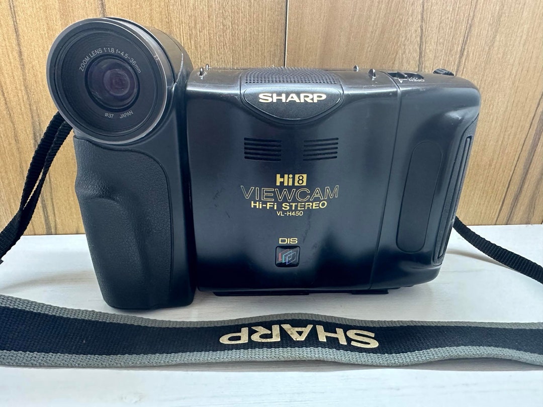 Vintage Camera Sharp VL-H450S Camcorder Japan Hi 8 Viewcam Hi-fi Stereo ...