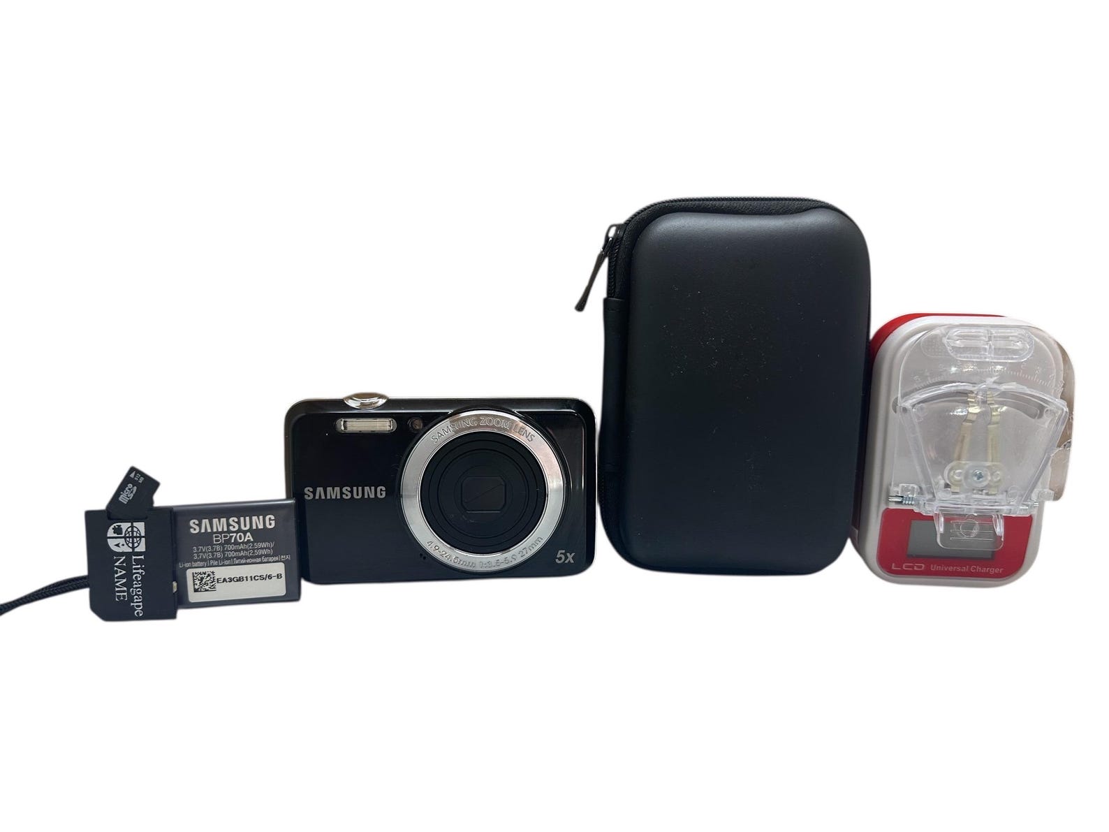 Samsung ES80 Digital Camera 12 MP 5X Optical Zoom 2.4 Inches LCD Video ...